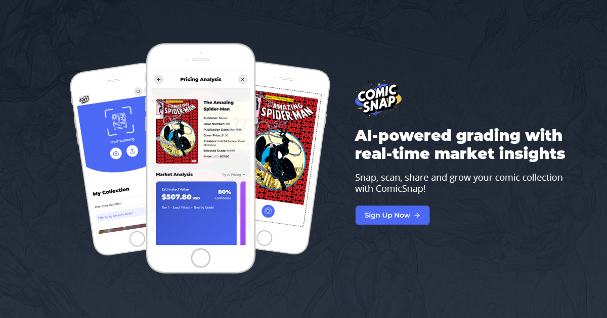 ComicSnap | AI Comic Book Grading & Pricing Tool